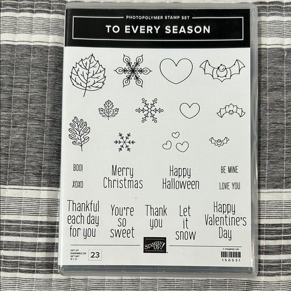 Stampin' Up! | Design | Stampin Up To Every Season Stamp Set Brand New ...